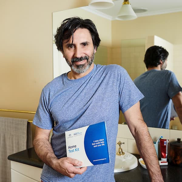 Free home bowel screening test kit | Re-order | Cancer Council Australia